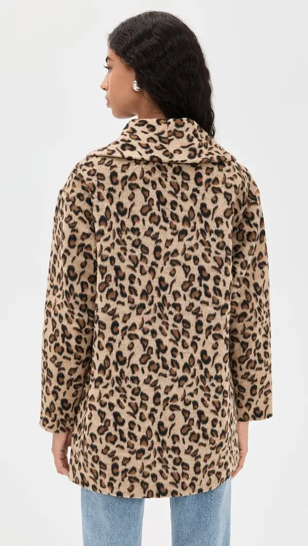Z Supply Lennon Animal Print Coat