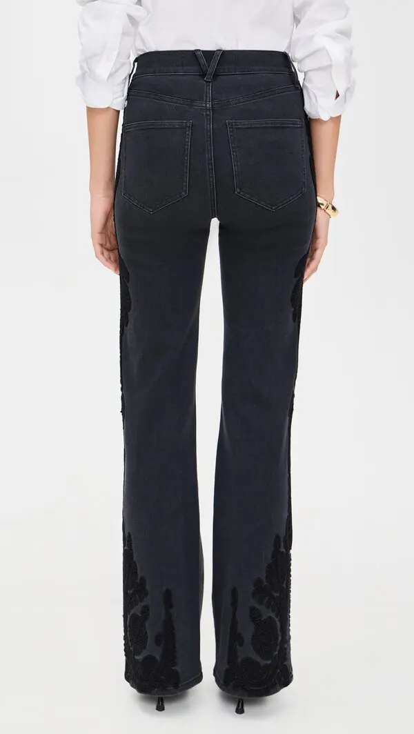 Veronica Beard Crosbie High-rise Wide-leg Jeans