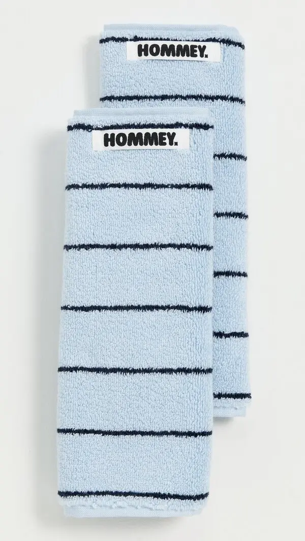 HOMMEY Face Washer Towels 2 Pack