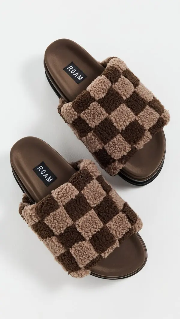 ROAM Fuzzy Checker Stack Slippers