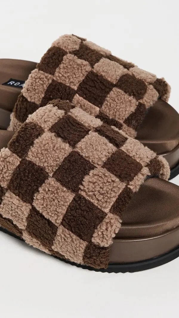 ROAM Fuzzy Checker Stack Slippers
