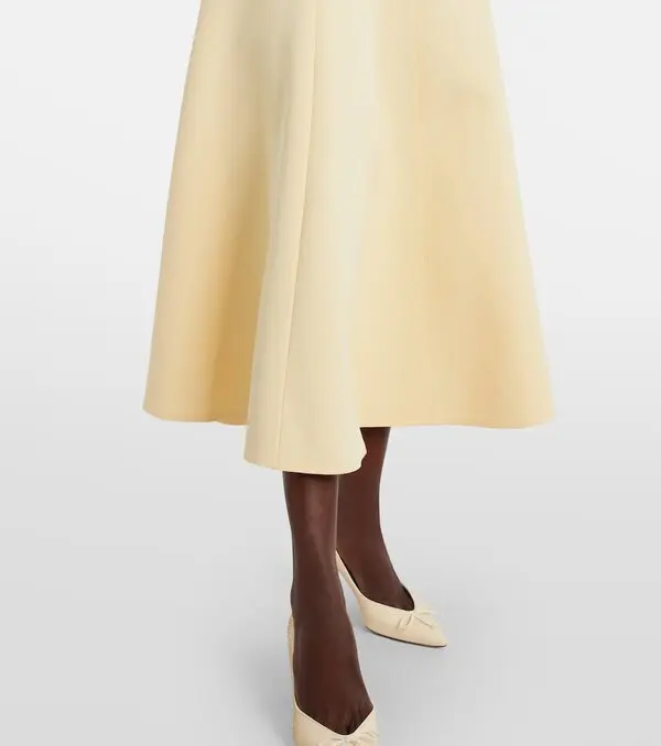 Jacquemus Triangle Midi Dress - Yellow