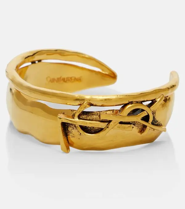 Saint Laurent Cassandre Cuff Bracelet