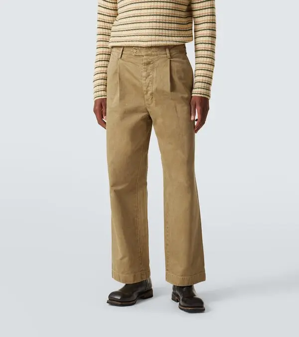 Auralee Cotton Chinos - Beige