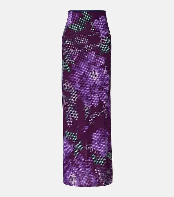 Dries Van Noten Floral Maxi Skirt - Multicoloured