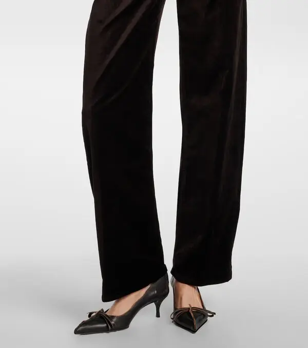 Citizens Of Humanity Ayla Cotton-blend Straight Pants - Brown