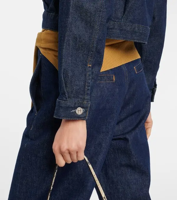 Citizens Of Humanity Alma Cropped Denim Jacket - Blue