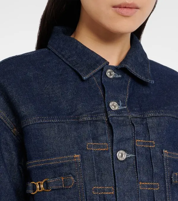 Citizens Of Humanity Alma Cropped Denim Jacket - Blue