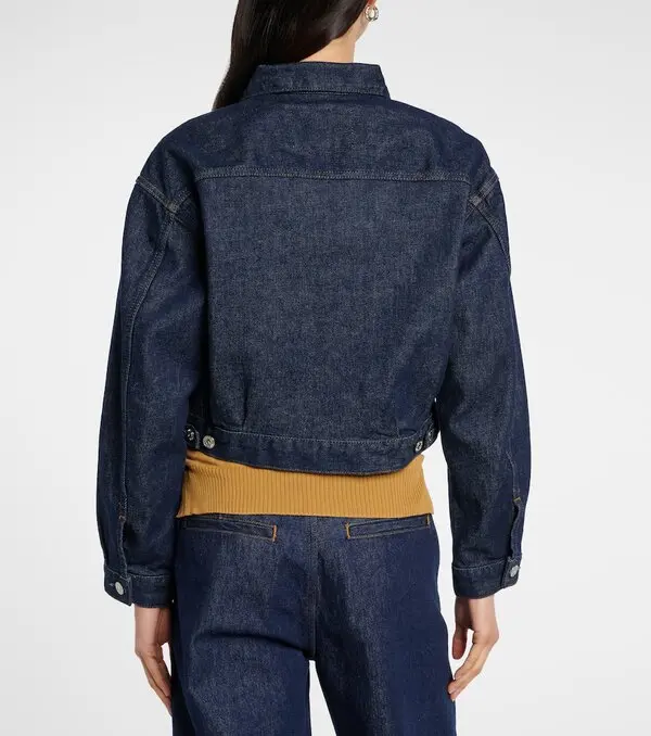 Citizens Of Humanity Alma Cropped Denim Jacket - Blue