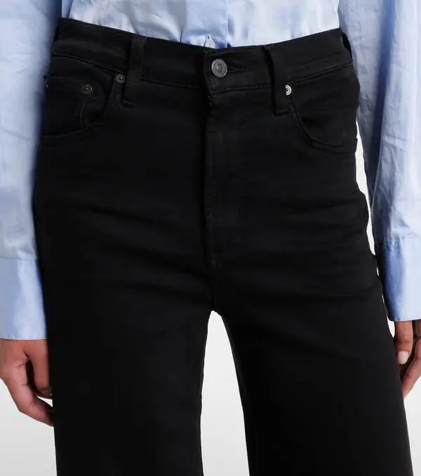 Citizens Of Humanity Lyra High-rise Wide-leg Jeans - Black
