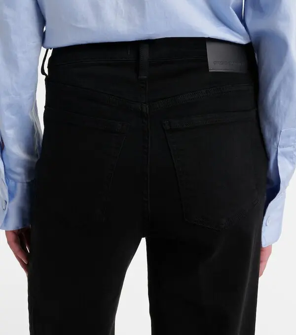 Citizens Of Humanity Lyra High-rise Wide-leg Jeans - Black
