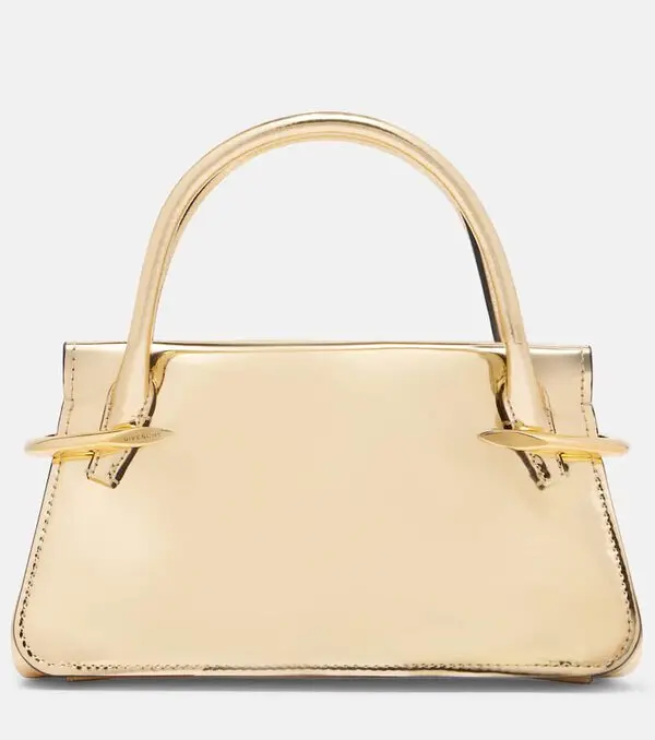 Givenchy Pinch Metallic Leather Tote Bag