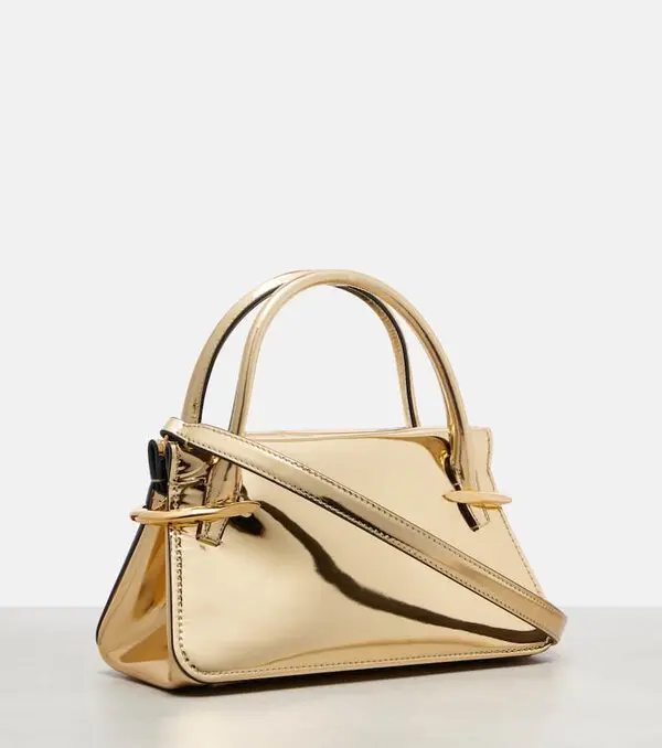 Givenchy Pinch Metallic Leather Tote Bag