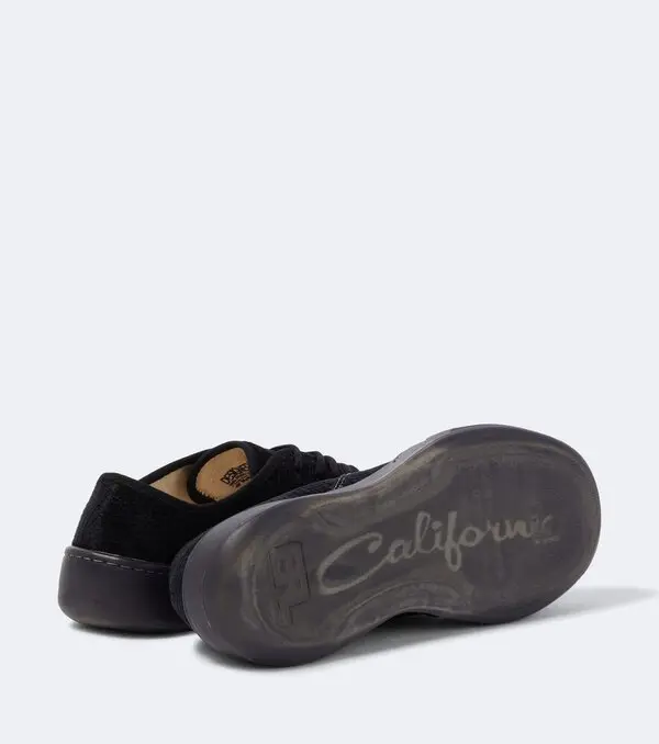 ERL Corduroy Lace-up Sneakers - Black