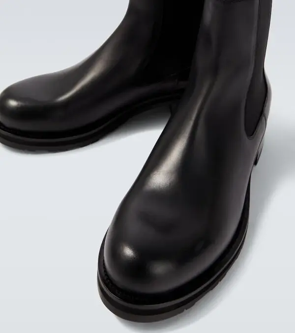 THE ROW Leather Chelsea Boots