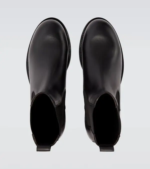 THE ROW Leather Chelsea Boots