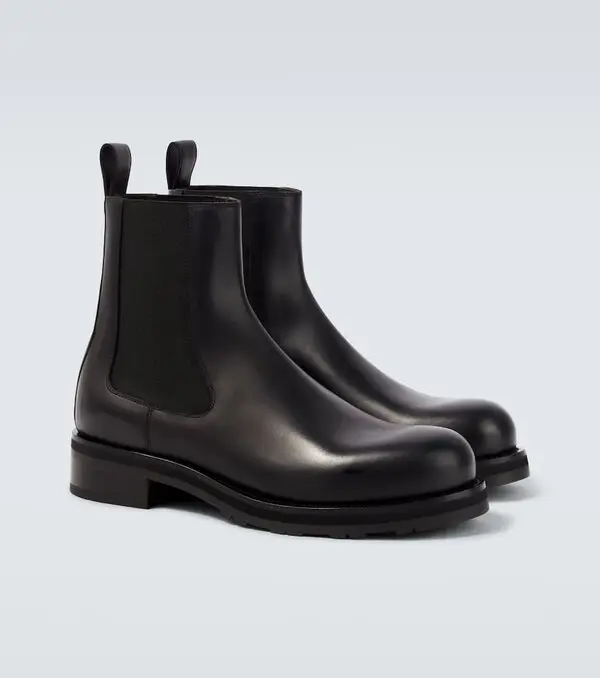 THE ROW Leather Chelsea Boots