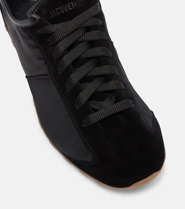 Jacquemus Tennis Suede-trimmed Sneakers