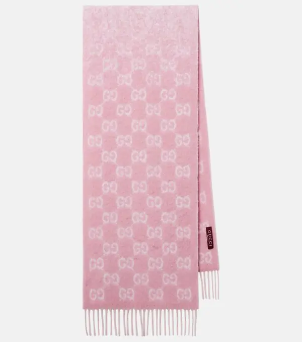 Gucci Pink Scarves Editorialist