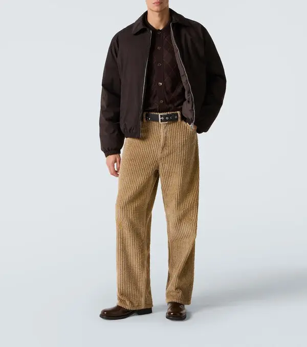 Our Legacy Vast Cut Cotton Corduroy Wide-leg Pants - Beige