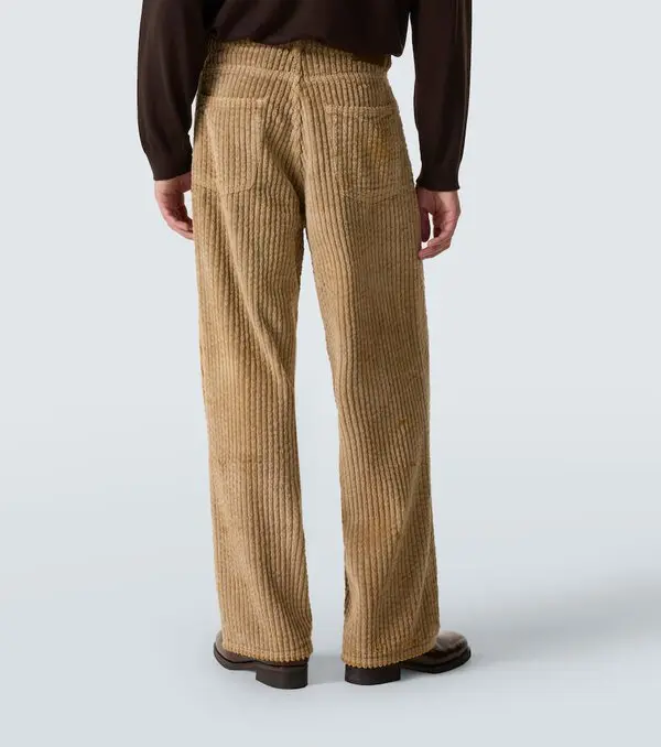 Our Legacy Vast Cut Cotton Corduroy Wide-leg Pants - Beige