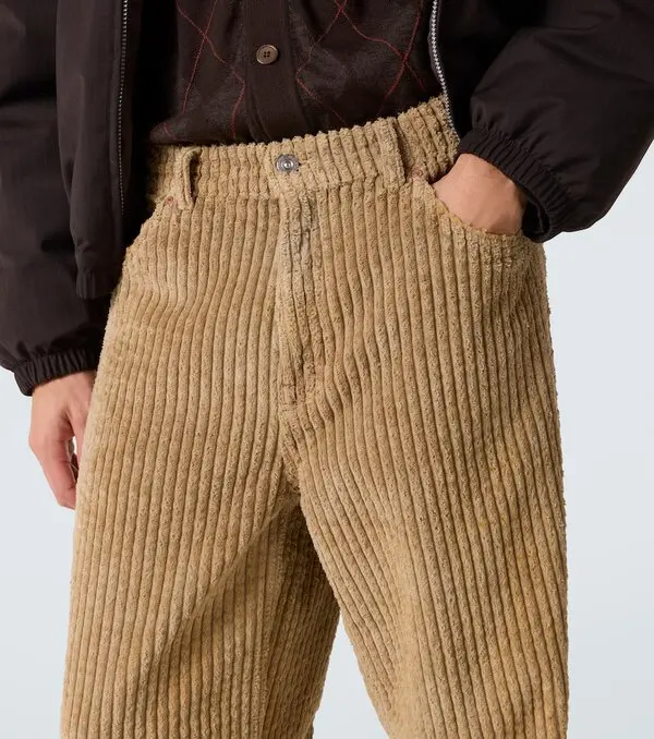 Our Legacy Vast Cut Cotton Corduroy Wide-leg Pants - Beige