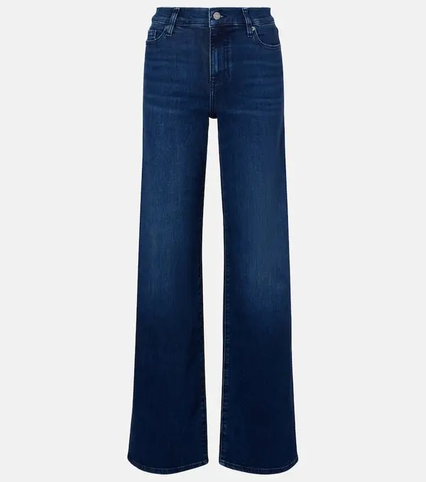 FRAME Le Slim Palazzo Wide-leg Jeans - Blue