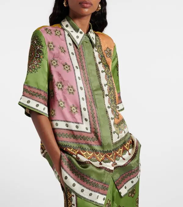 ALEMAIS Alémais Contina Jacquard Shirt - Multicoloured