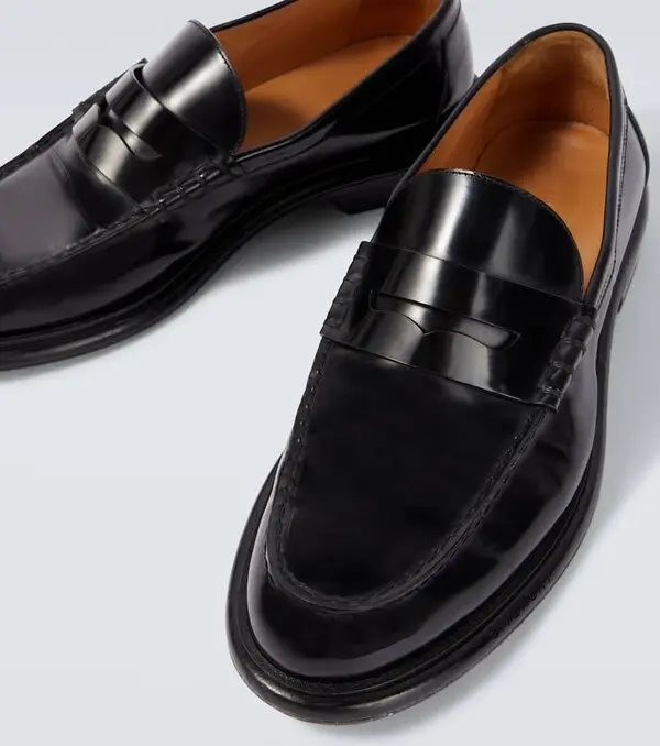 Givenchy Patent Leather Penny Loafers