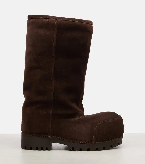 Balenciaga Alaska Suede Mid-calf Boots