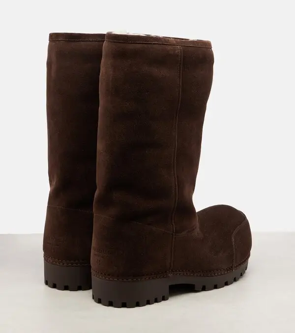 Balenciaga Alaska Suede Mid-calf Boots