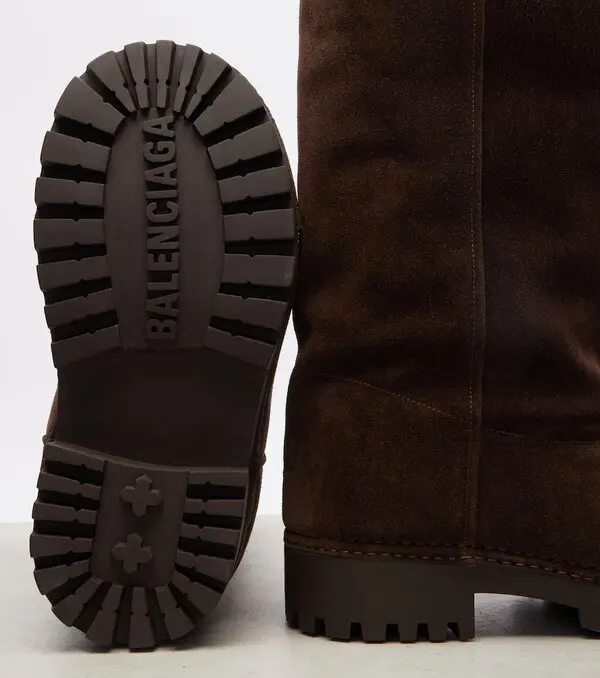 Balenciaga Alaska Suede Mid-calf Boots