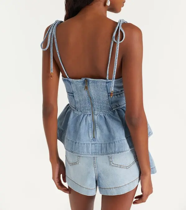 Zimmermann Wanderlust Denim Top