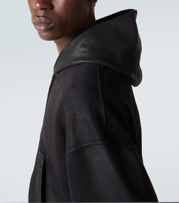 Balenciaga Cotton Jersey Zip-up Hoodie