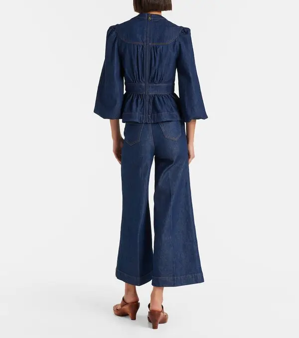 Zimmermann Awaken High-rise Flared Jeans