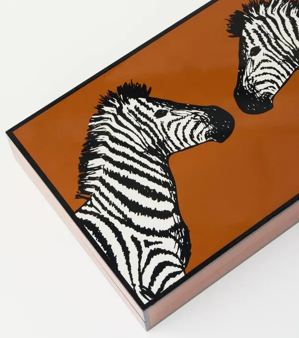 Jonathan Adler Zebra Lacquered Backgammon Set