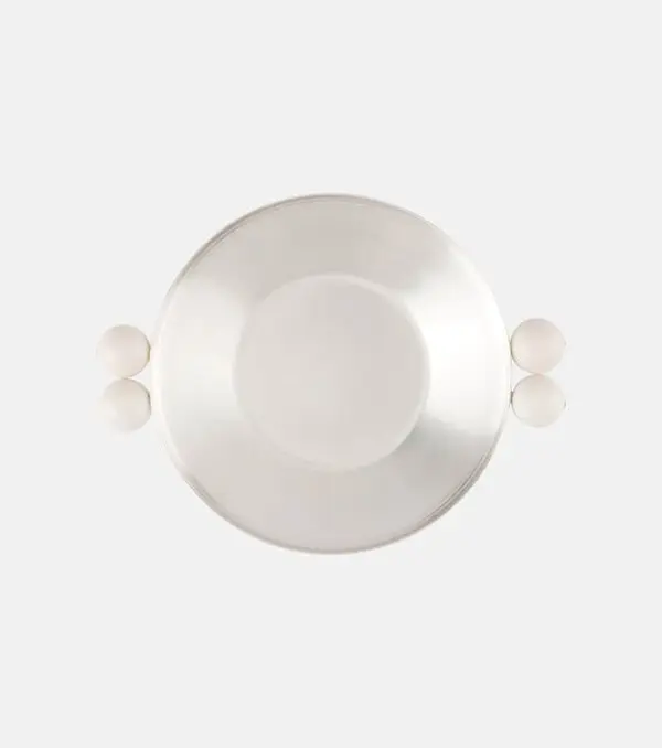 NATALIA CRIADO Plated Snack Bowl - Silver