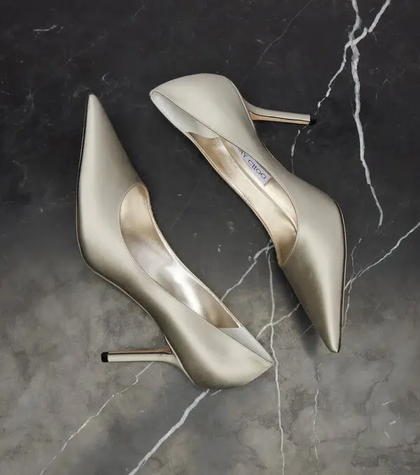 JIMMY CHOO Love 85 Satin Pumps