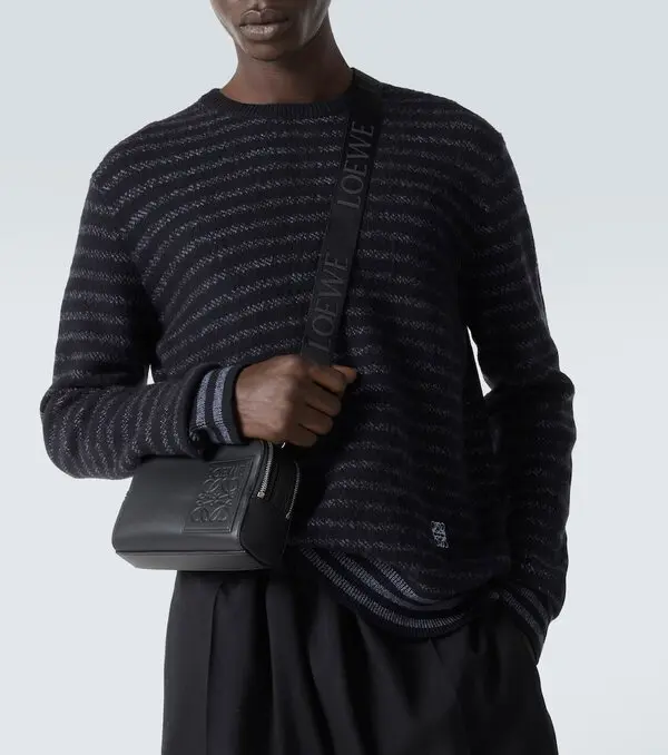 Loewe Anagram Mini Leather Crossbody Bag