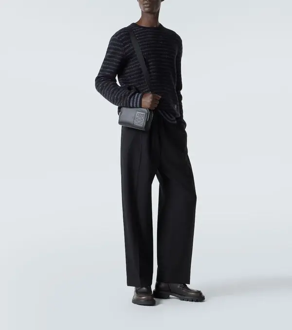 Loewe Anagram Mini Leather Crossbody Bag