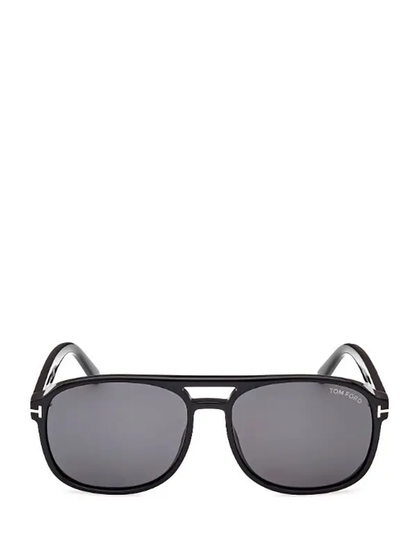 TOM FORD Aviator Sunglasses - Shiny Black