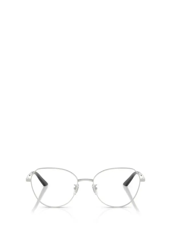 Versace Round Frame Eyeglasses - Silver