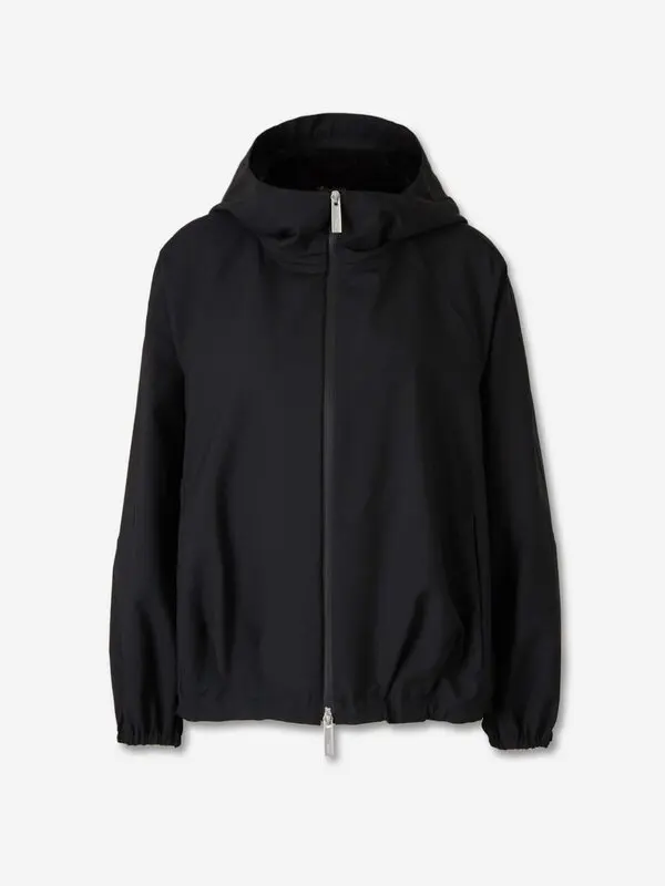 Herno Technical Hooded Jacket - Black