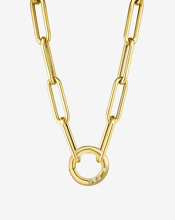 Ring Concierge Split Chain Necklace - One-color