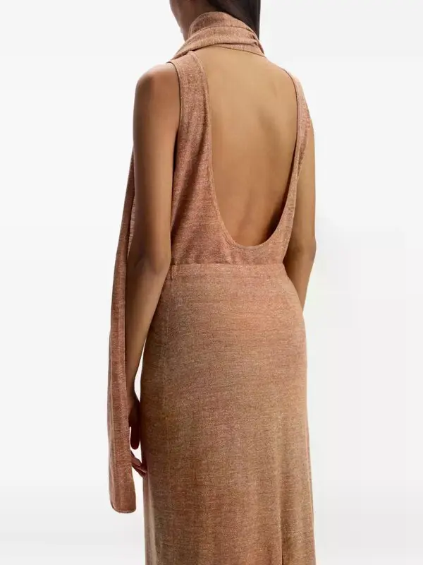 12 STOREEZ Scarf Detail Sleeveless Sweater