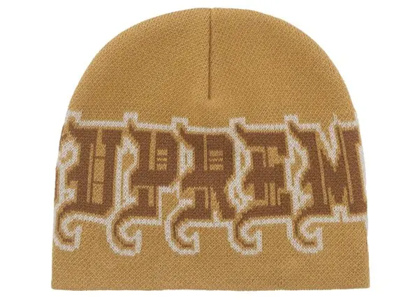 Supreme Outline Beanie - Brown