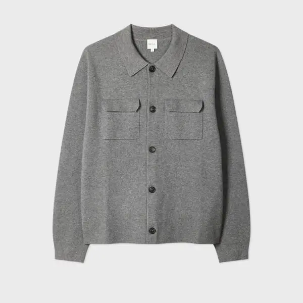 Paul Smith Merino-cotton Patch-pocket Cardigan