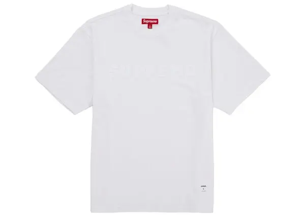 Supreme Collegiate Appliqué Short Sleeve Top - White