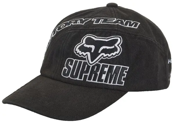 Supreme Fox Racing 6-panel Cap - Black