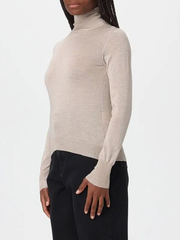 GOLDEN GOOSE High Neck Sweater - Beige